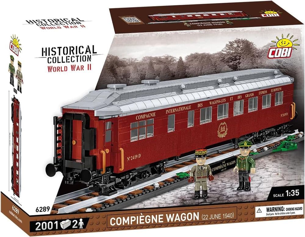 COBI-6289 2030 PCS TRAINS /6289/ COMPIEGNE WAGON 1940