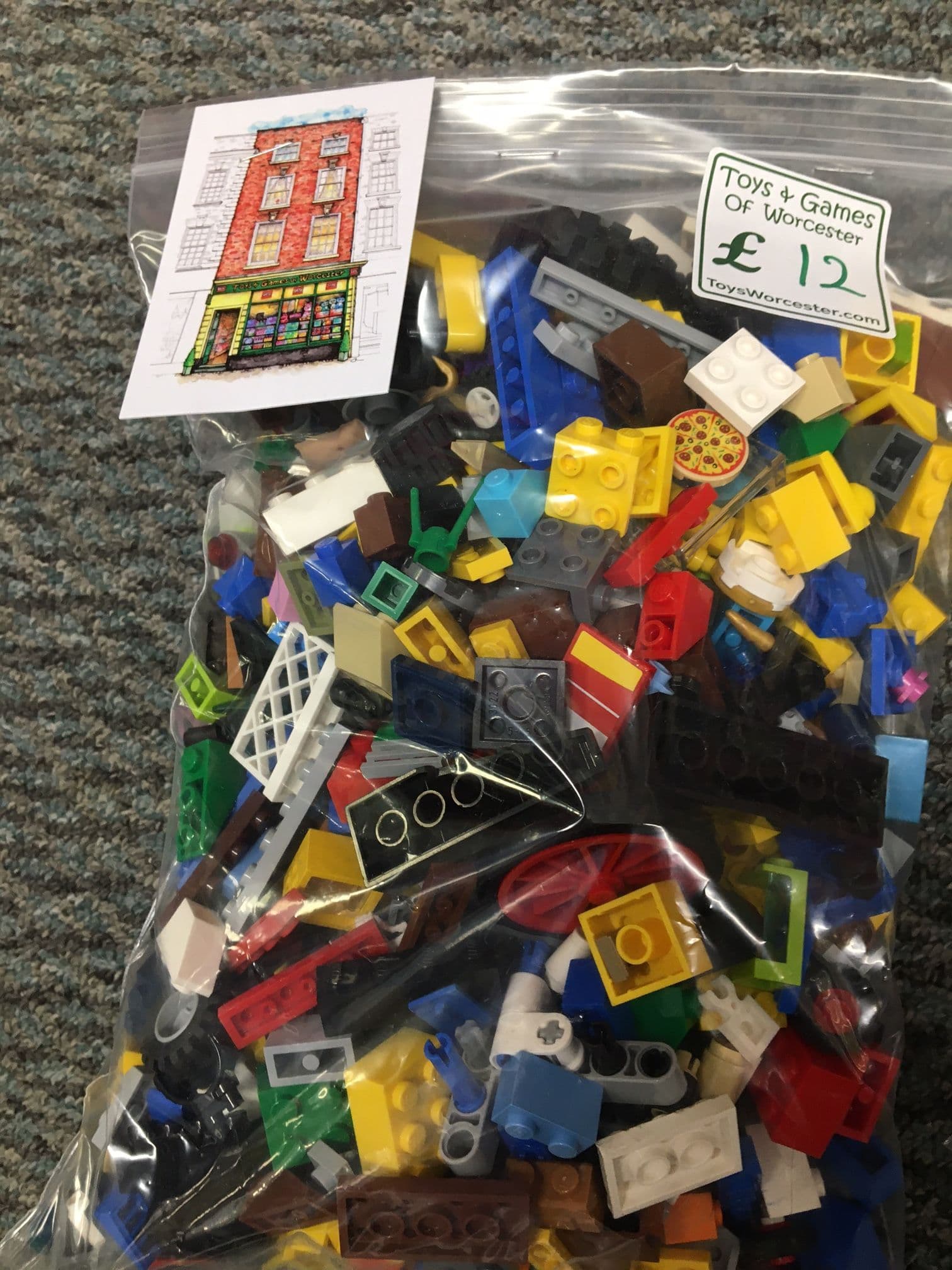 Recycled Loose Lego Medium Bag
