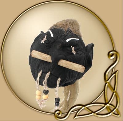 Dark elf shrunken head trophy
