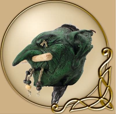 Goblin shrunken head trophy