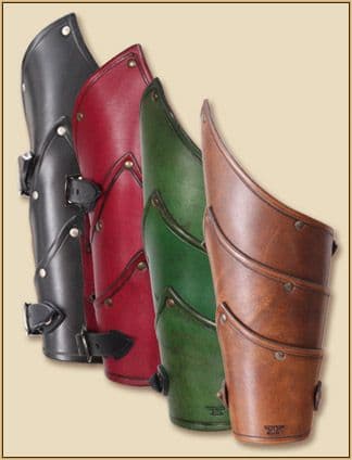 LARP Alistair Leather Bracers