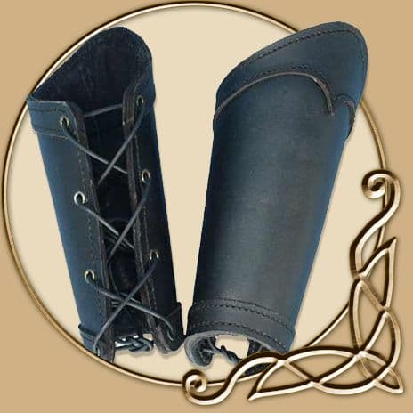 LARP Bracers - Warrior Black