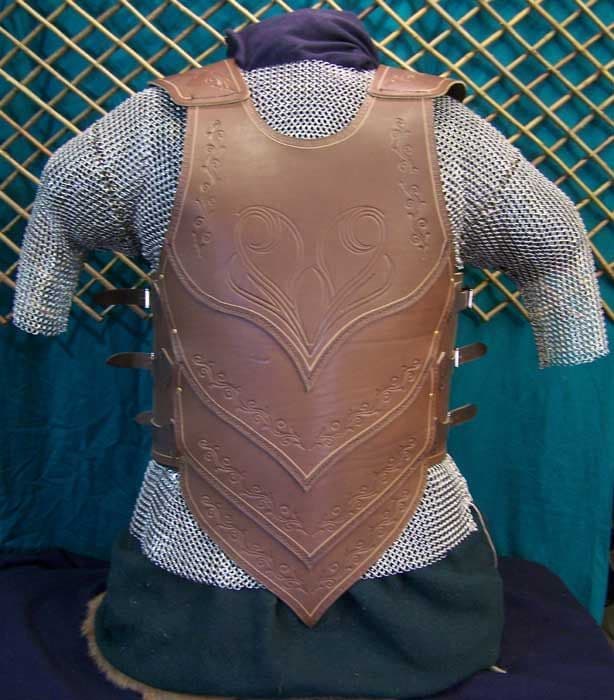 LARP Eldar Leather Body Armour