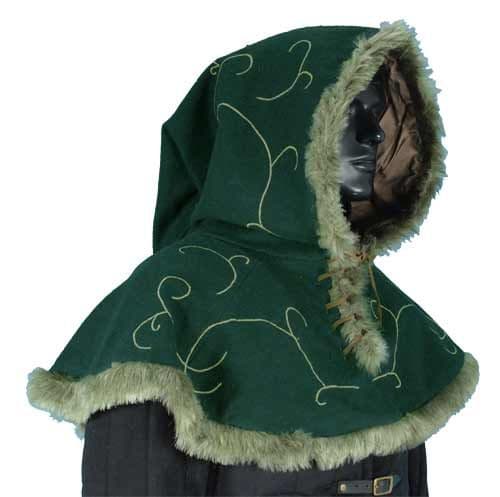 LARP Hood - Fur Edged