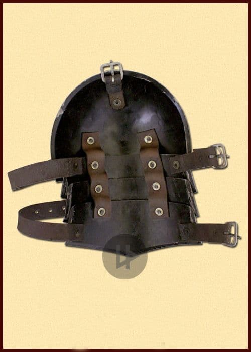 LARP Medieval steel pauldrons