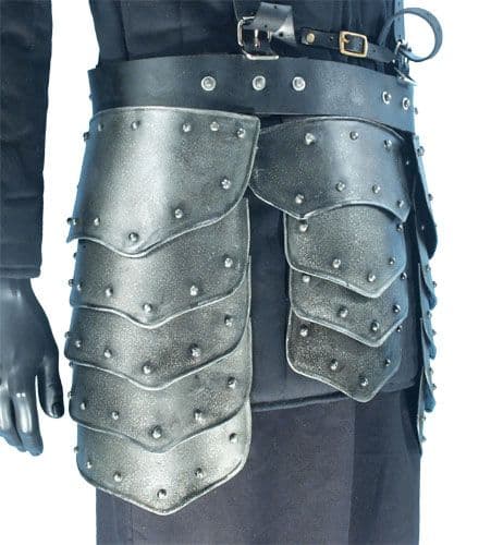 LARP Platemail - Dark Warrior Upper leg Armour