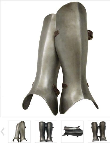 LARP Polyurethane Lower Leg Armour - TheVikingStore.co.uk