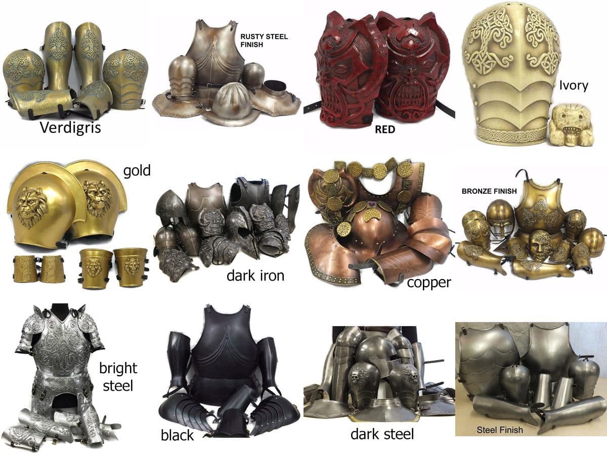 LARP Polyurethane Paladin Gorget Set