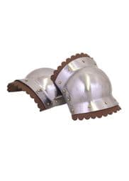 LARP Steel knee caps - TheVikingStore.co.uk