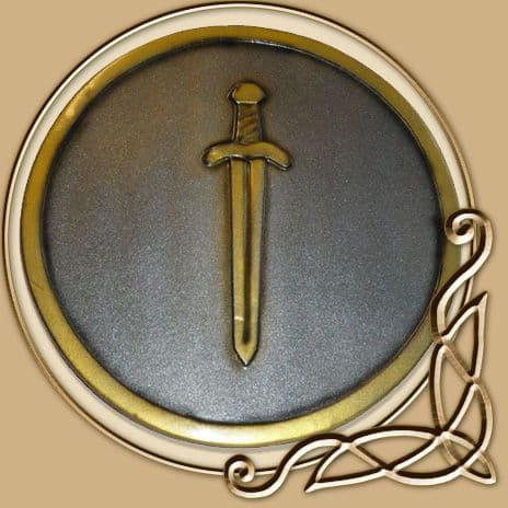 LARP Sword Round Shield