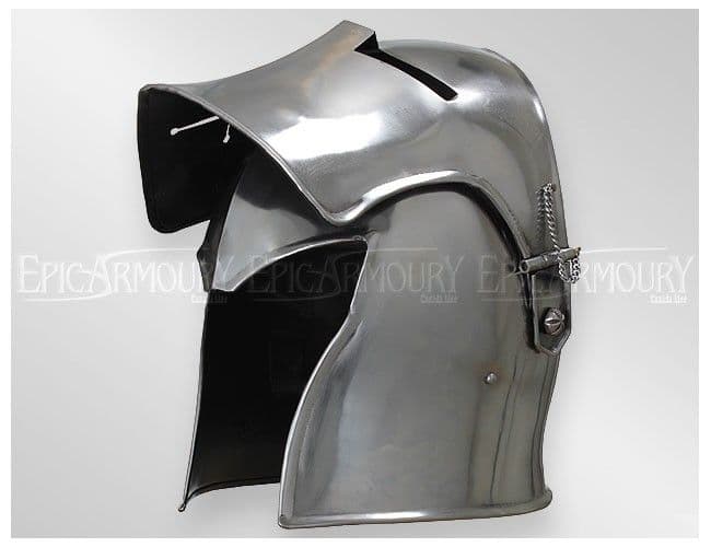 LARP Visored Barbuta Helmet
