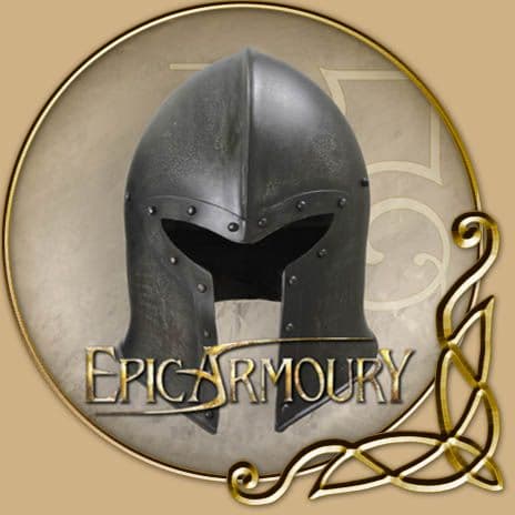 LARP War Barbuta Epic Dark Helmet
