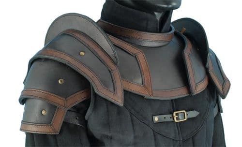 Leather Armour Shoulder and Neck Guard
