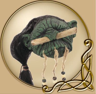 Orc shrunken head trophy