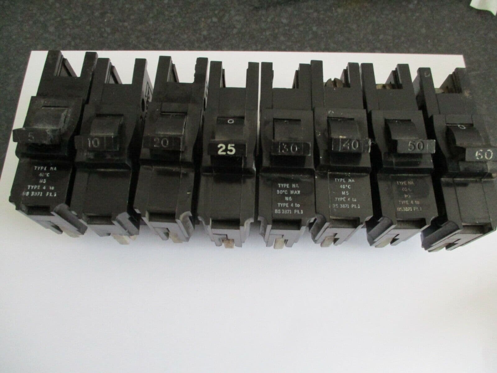 FEDERAL ELECTRIC NA1P 05 10 15 20 25 30 40 50 60 AMP TYPE 4 M5 SINGLE ...