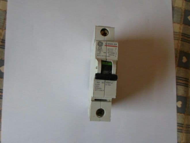 GE SERIES ER C6 6 AMP 6KA SINGLE POLE MCB CIRCUIT BREAKER