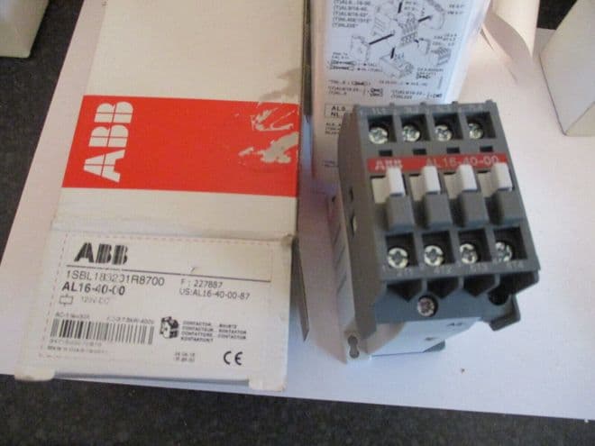NEW ABB AL16-40-00 125V DC 30A CONTACTOR 1SSBL183201R8700
