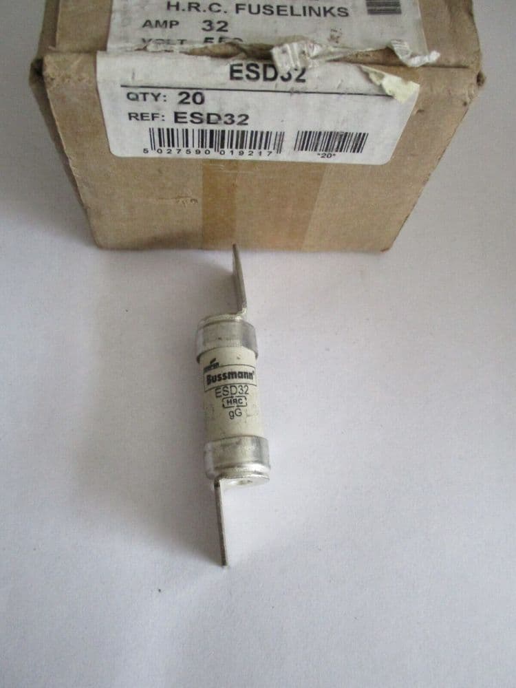 NEW BUSSMANN 32 AMP ESD32 HRC FUSE LINK