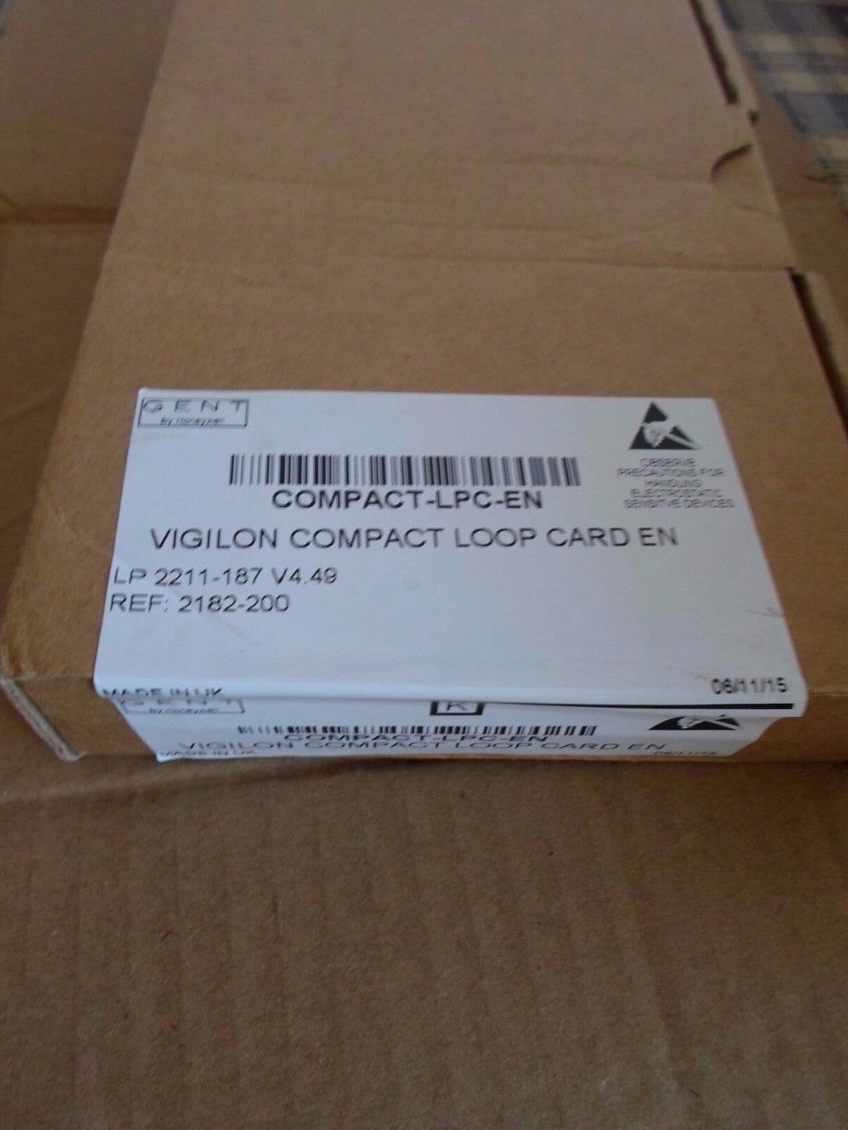 NEW GENT BY HONEYWELL COMPACT-LPC-EN VIGILON COMPACT LOOP CARD EN
