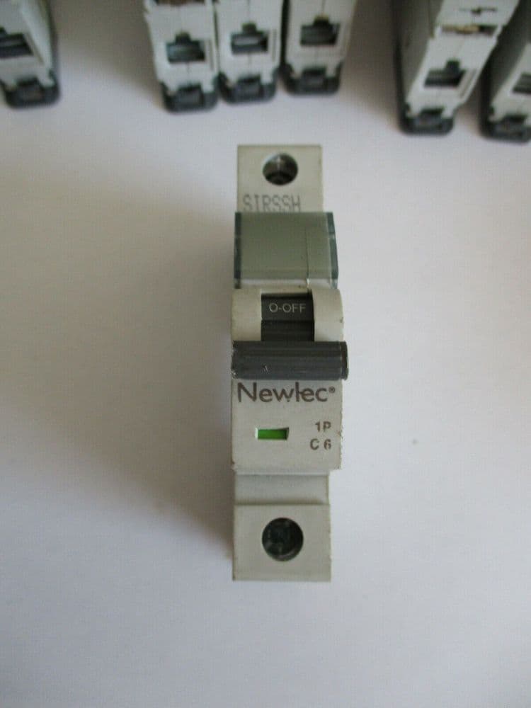 NEWLEC C6 6AMP NLMB106CA SINGLE POLE MCB CIRCUIT BREAKER