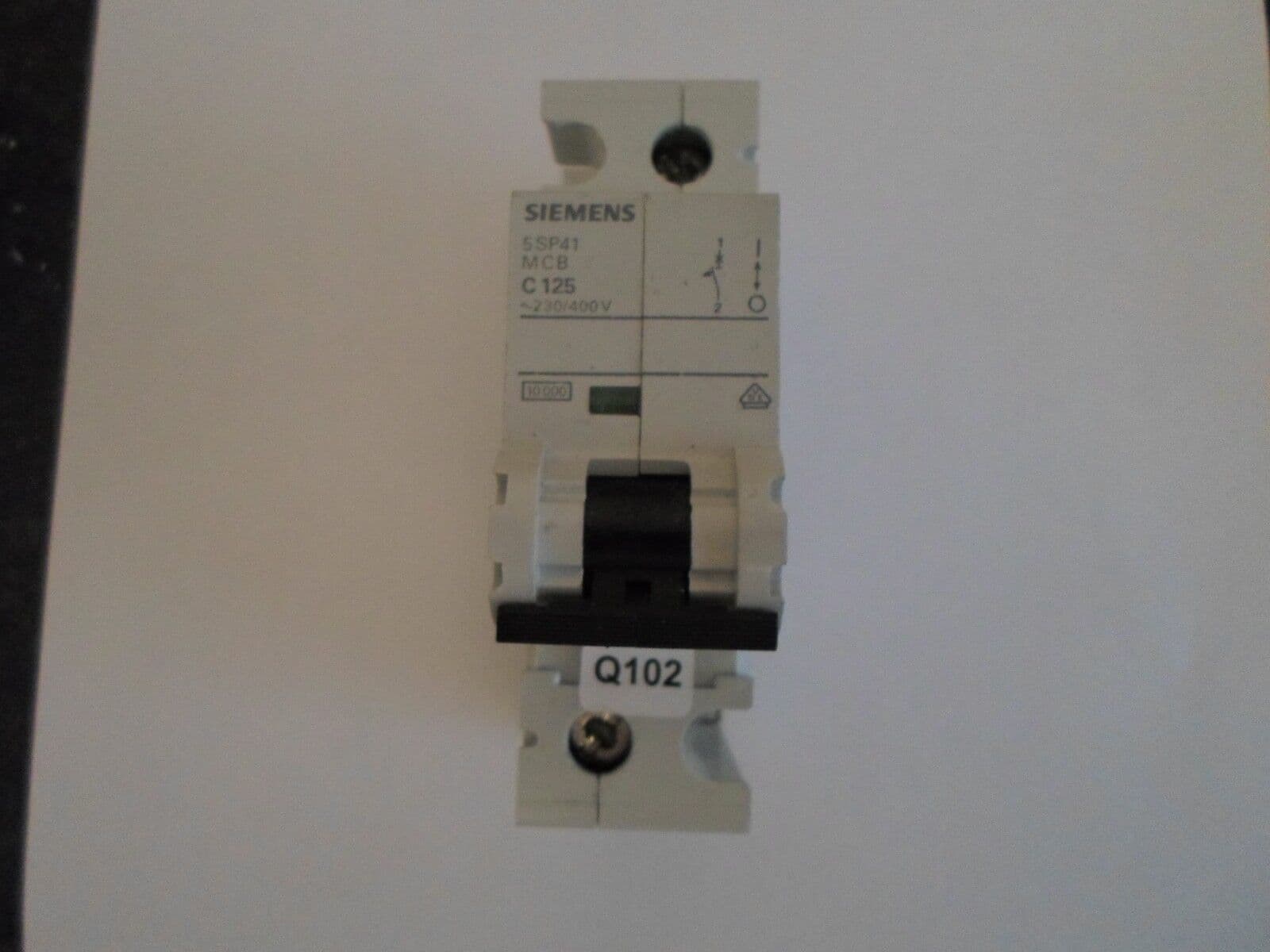 SIEMENS 5SP41 C125 125 AMP 10KA SINGLE POLE MCB CIRCUIT BREAKER