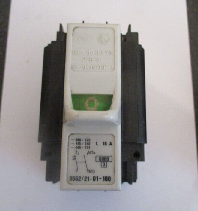 STAHL 8562/21-01-160 16 AMP DOUBLE POLE REDISUAL CURRENT CIRCUIT BREAKER