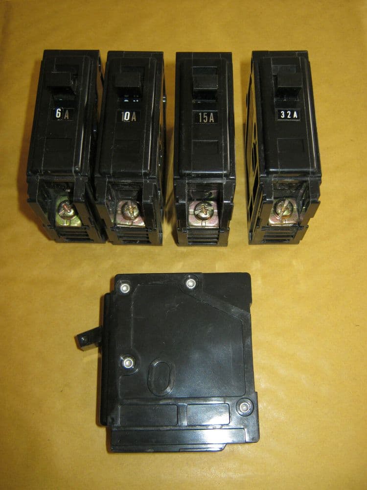 TERASAKI ELECTRIC 10 AMP TB-5P M6 BS 3871 SINGLE POLE MCB CIRCUIT BREAKER