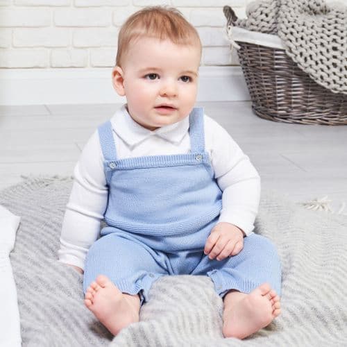 A3006B Knitted Dungaree