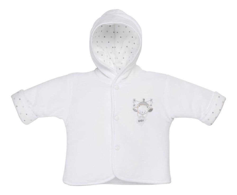 AV1871 Tiny baby bear Jacket white