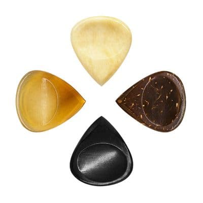 Jazz Tones Groove - Clear Horn - 4 Picks | Timber Tones