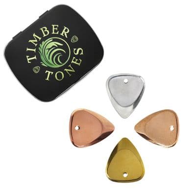 METAL TONES - LUXURY GUITAR PLECTRUMS - TIMBER TONES