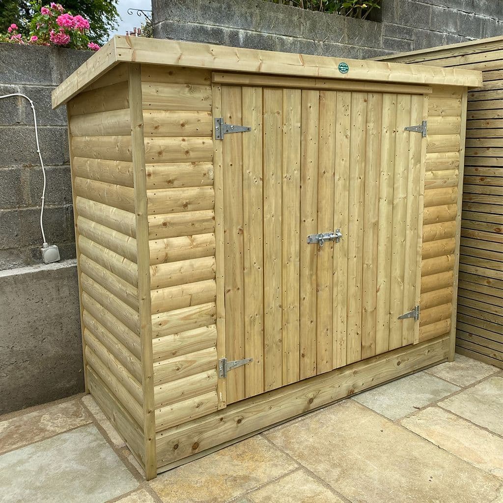 Timber Bike Storage Shed