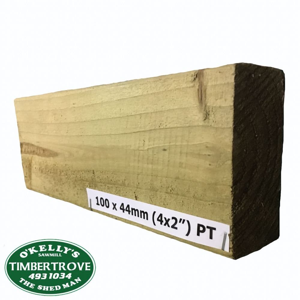 4 x 2 Treated Timber | 100mm Pressure Treated Timber
