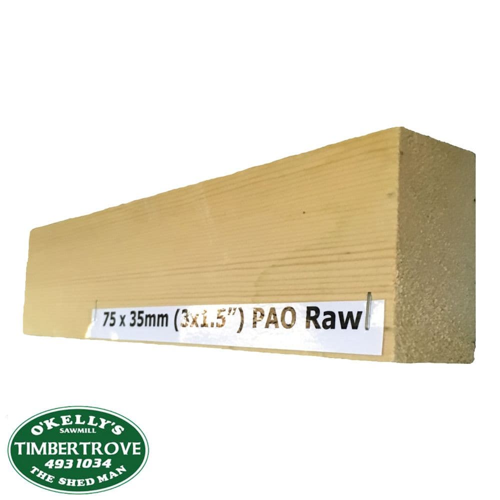 75x35mm PAO Timber Raw