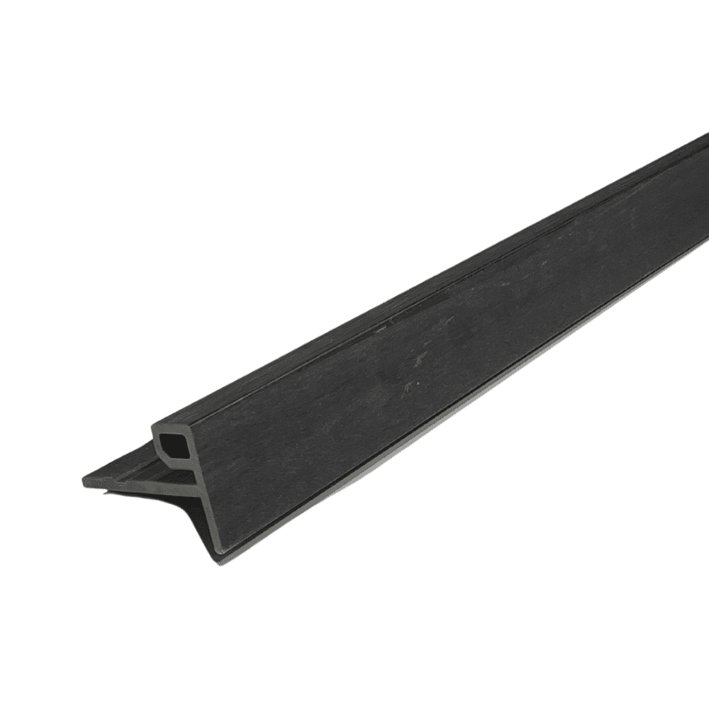 Castellated Cladding Charcoal F Trim