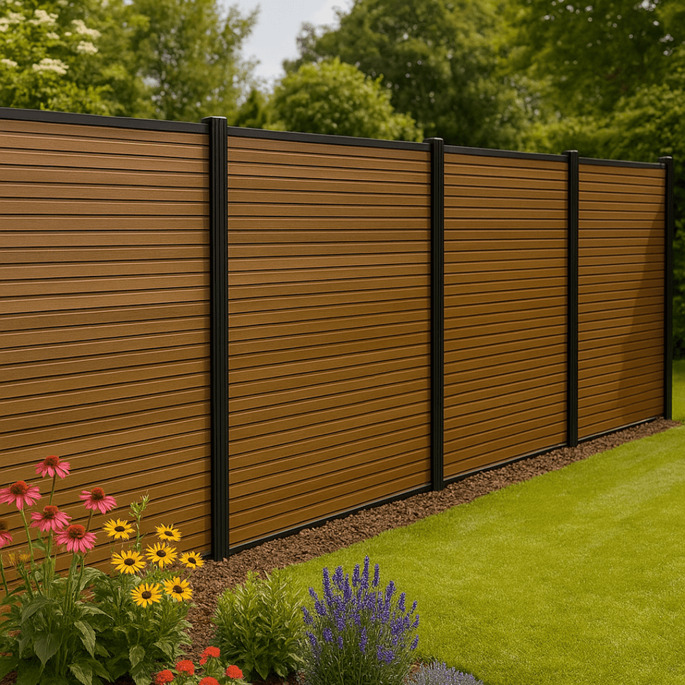 Slatted Composite Fencing | Timbertrove