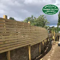 Contemporary Slatted Fencing