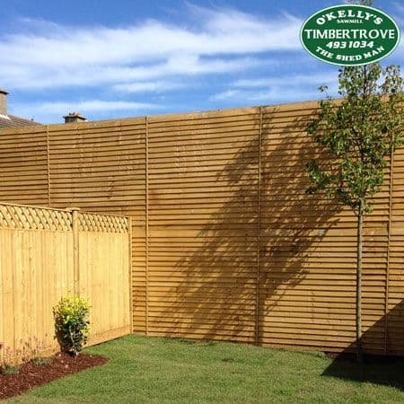 Buy Heavy Overlap Fencing Panel | Wooden Fencing Panel Dublin