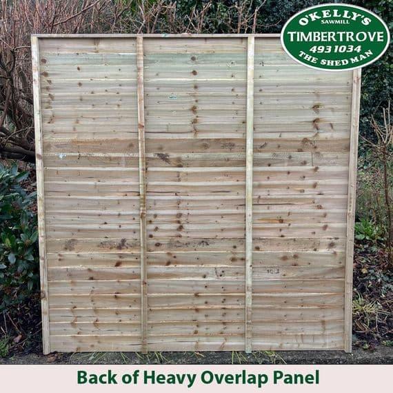 Buy Heavy Overlap Fencing Panel | Wooden Fencing Panel Dublin