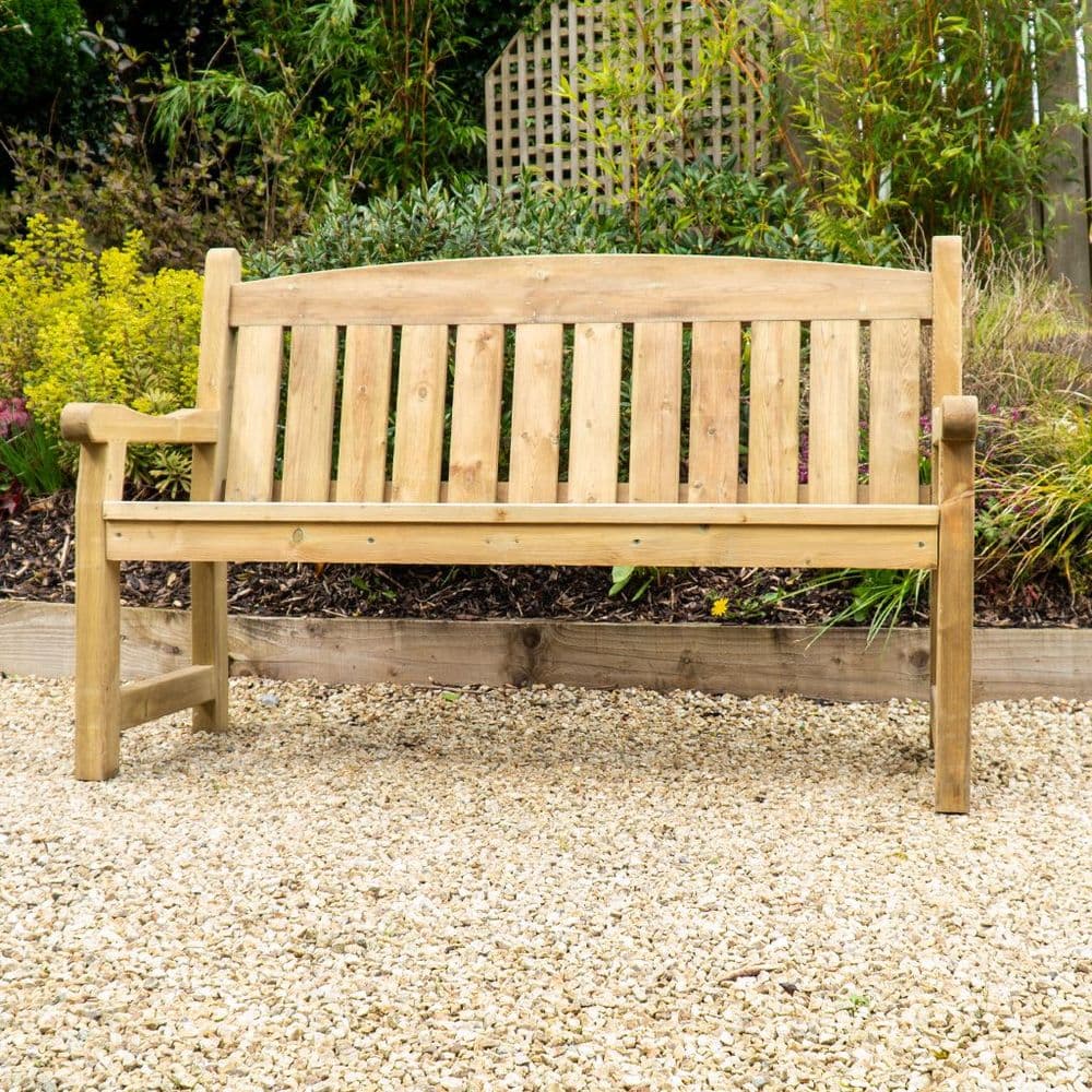 Timber Garden Bench | Wooden Bench | Commercial Park Bench