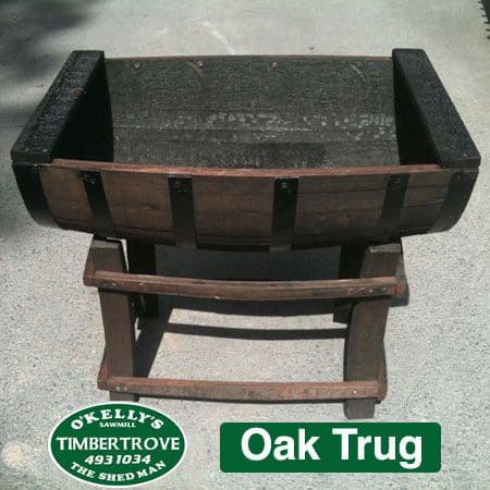 Oak Trug on Stand