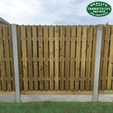 Picket Timber Fencing Panel | Cottage Garden Fence | Wood Fence Dublin ...