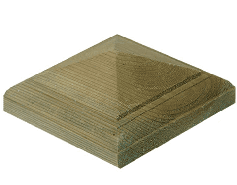 Fence Post Cap | Pyramid Timber Fence Cap