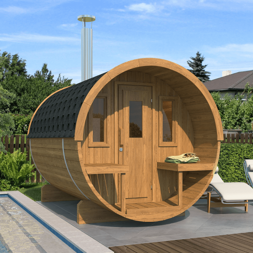 The Carrick Outdoor Barrel Sauna