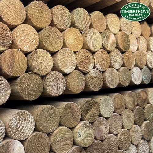 Tree Stakes | Round Timber Posts