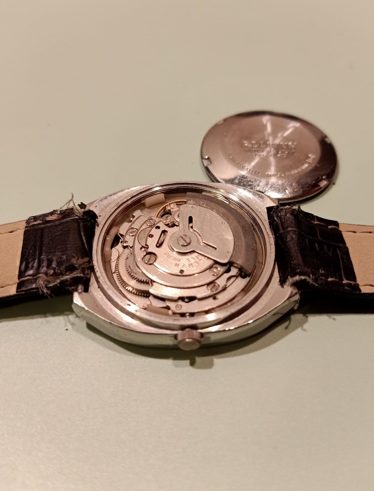 Allwyn 70s Two Tone Dial Automatic Watch