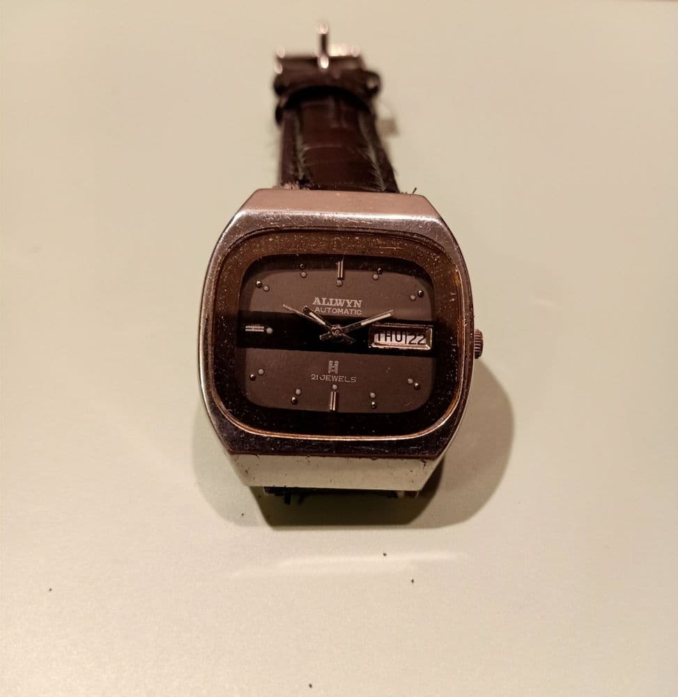 Allwyn 70s Two Tone Dial Automatic Watch