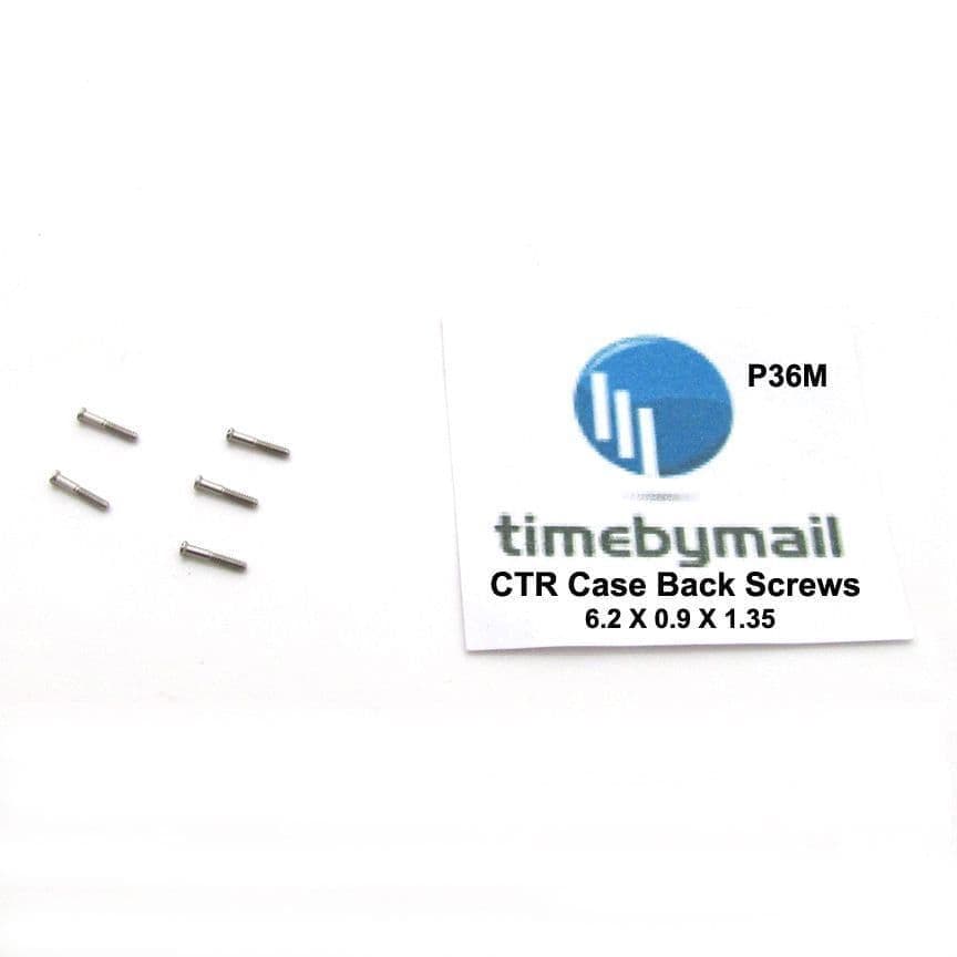 For CALIBRE DE CARTIER 3299 Watch Case Back Screws Spare Part Set Of Five