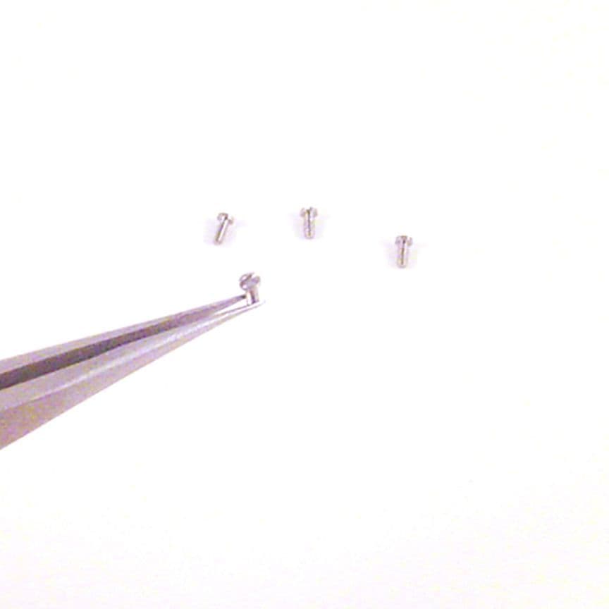 For CHANEL J12 4X Watch Case Back Screws Stainless Steel New Spare Part