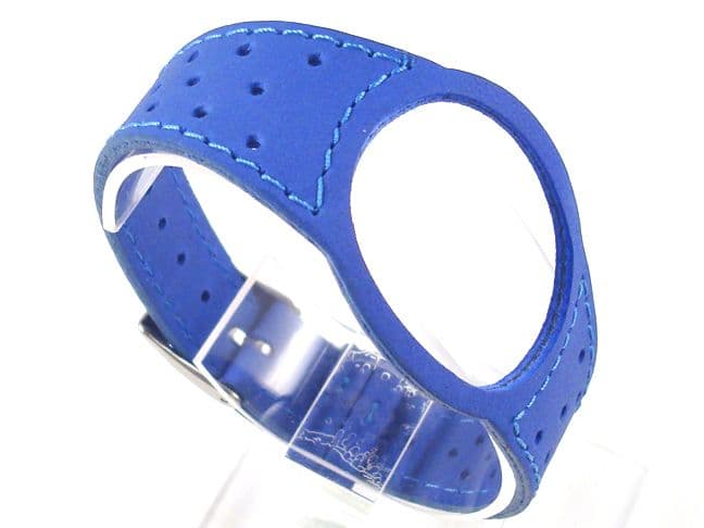 Black Omega Dynamic Watch Strap/Silver Buckle | timebymail